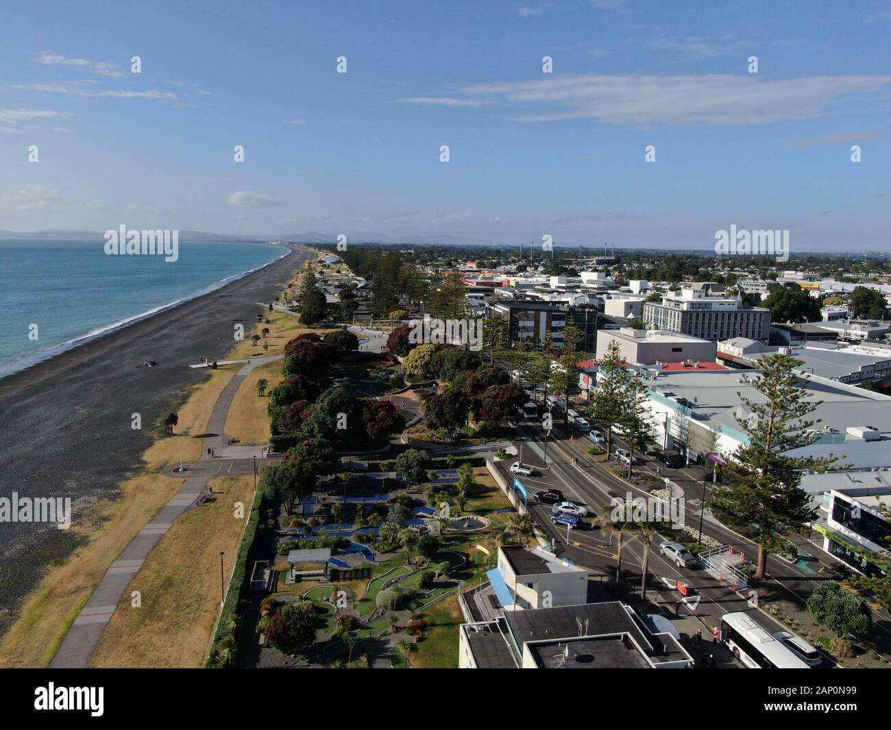 Napier, North Island / New Zealand - December 29, 2019: Napier, The Art ...