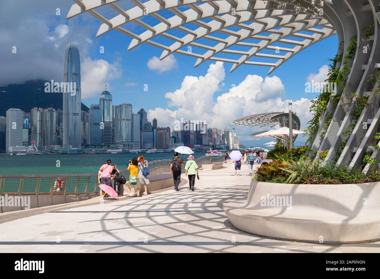 Victoria harbour promenade hi-res stock photography and images - Alamy