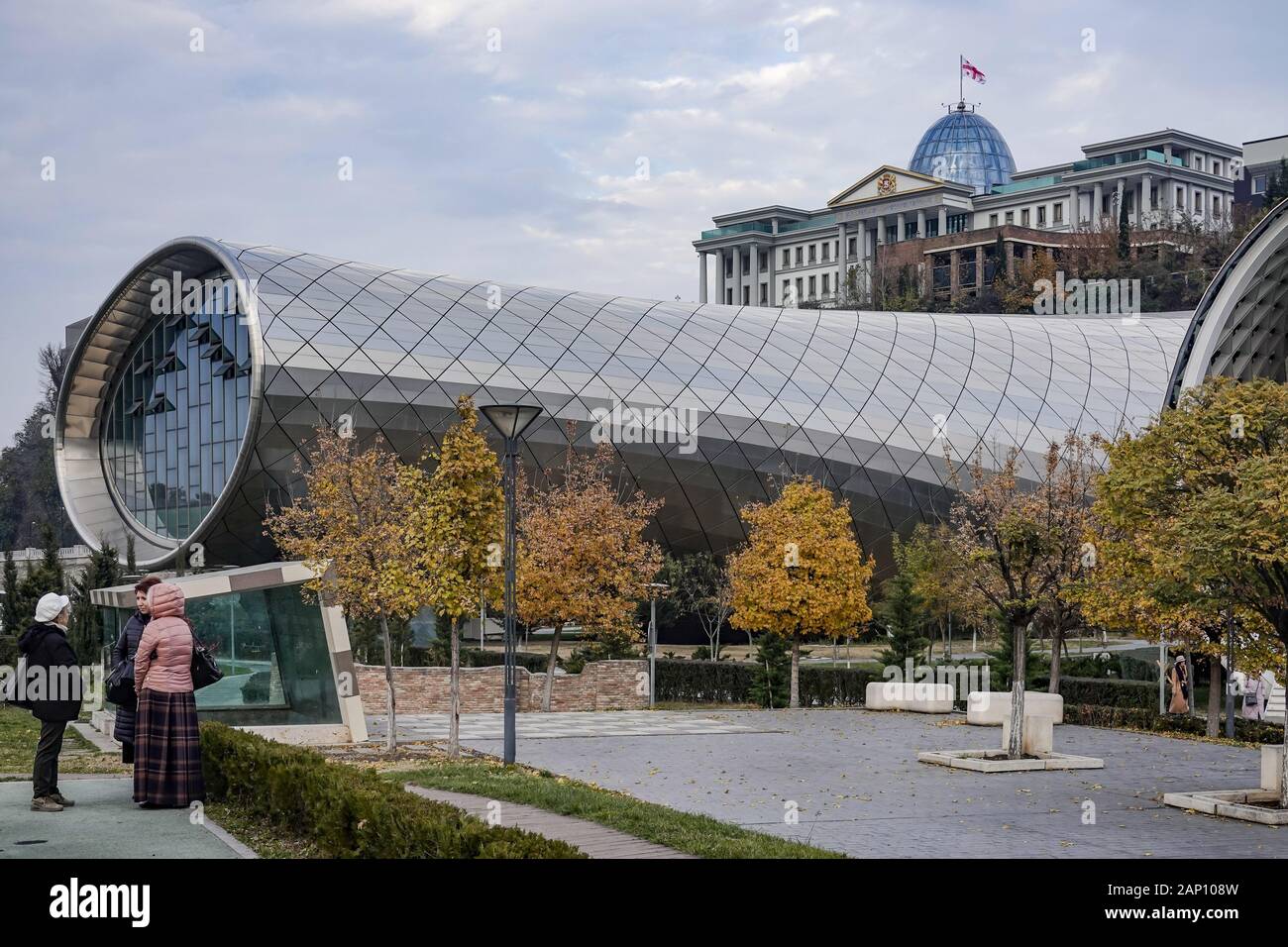 Tbilisi, Georgia The Rike concert hall designed by Italian architect ...