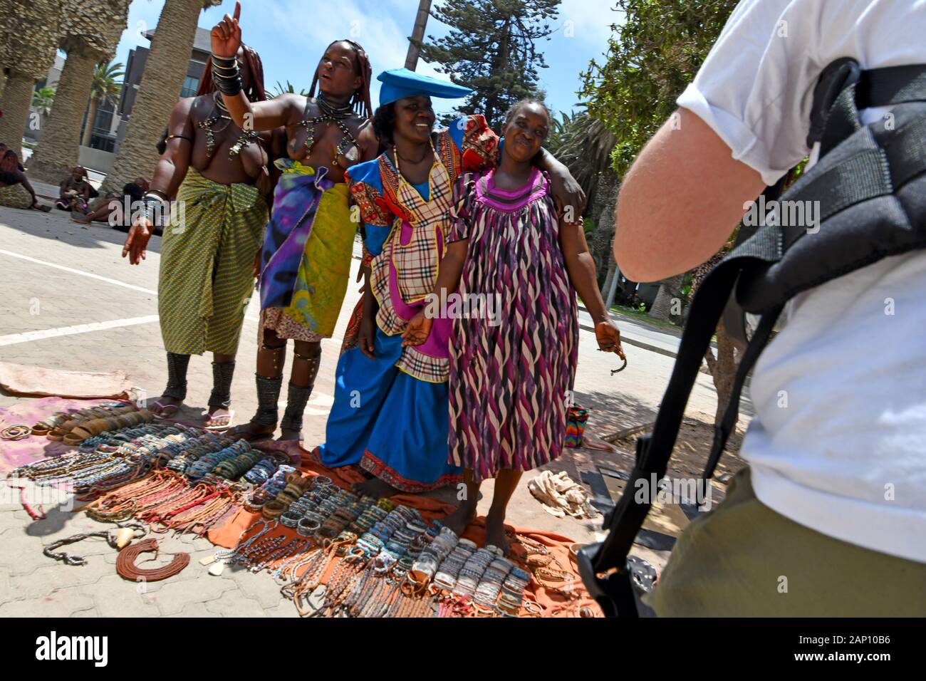 Namibia. 02nd Mar, 2019. Women of different ethnicities in Namibia pose ...