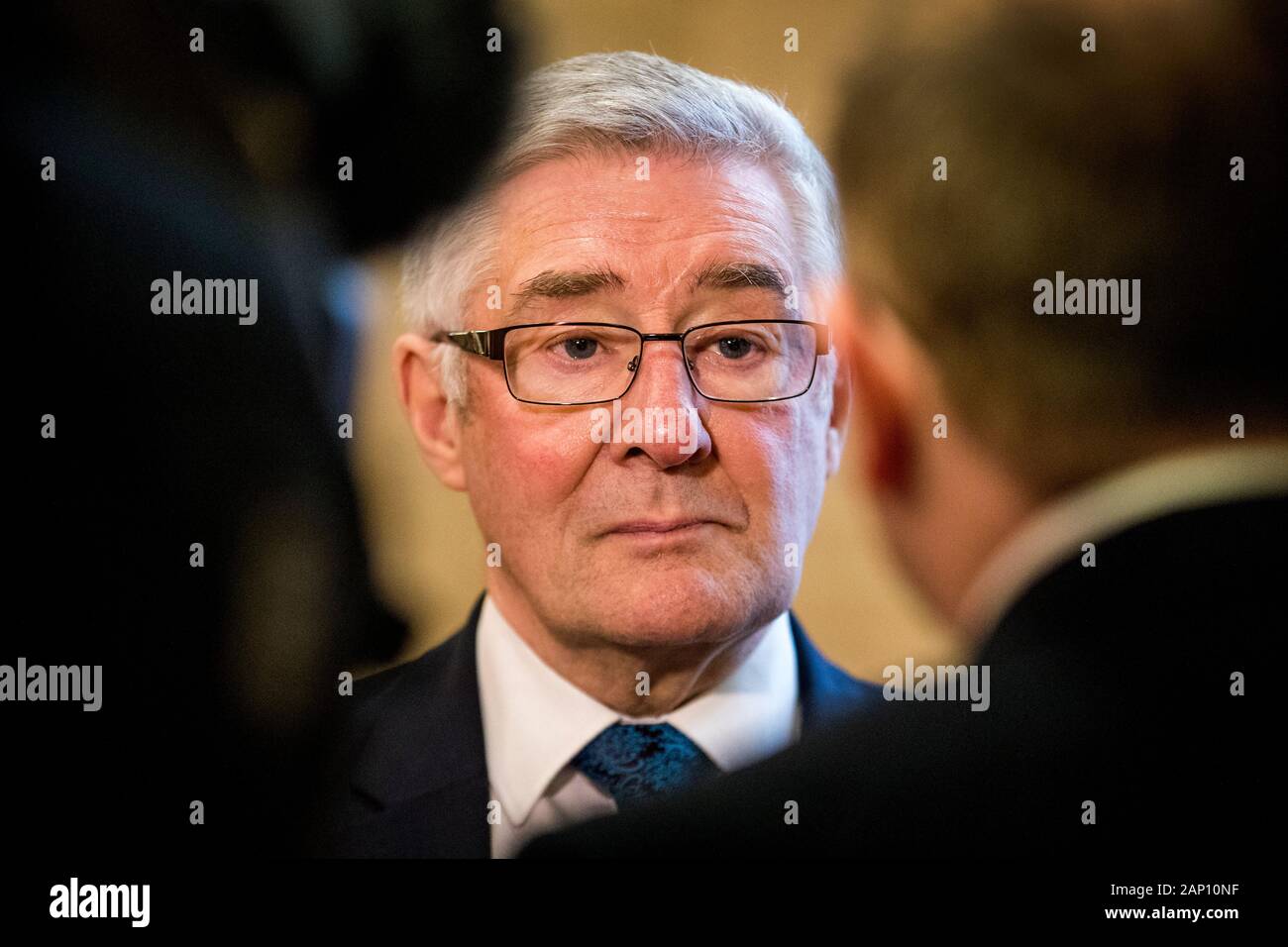 Shadow Secretary of State for Northern Ireland Tony Lloyd MP during an ...