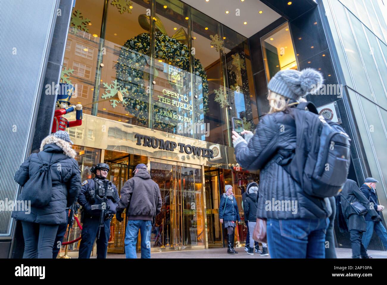 USA: Trump Tower, in Midtown Manhattan, serves as the headquarters for ...