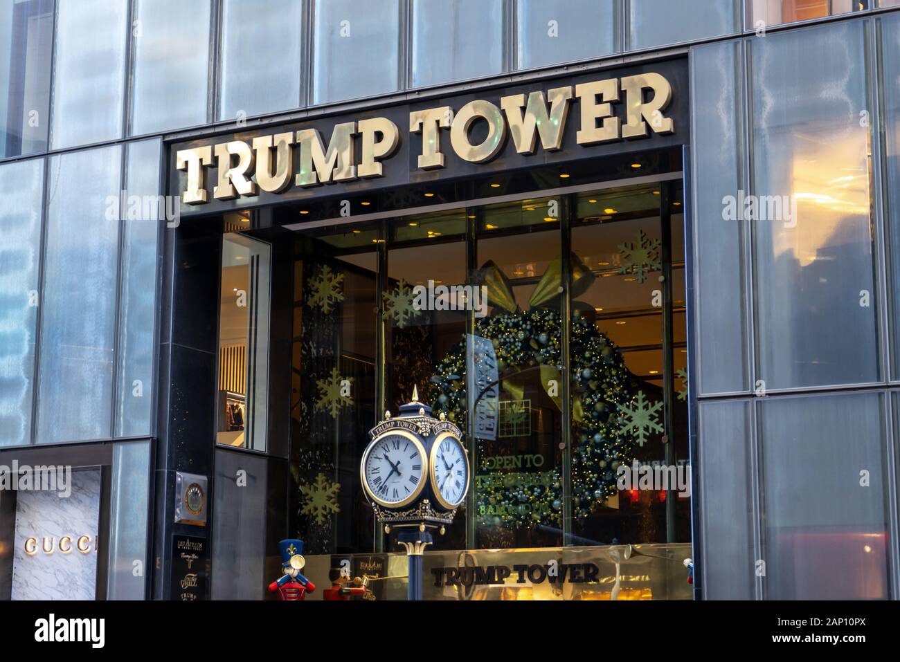 USA: Trump Tower, in Midtown Manhattan, serves as the headquarters for ...