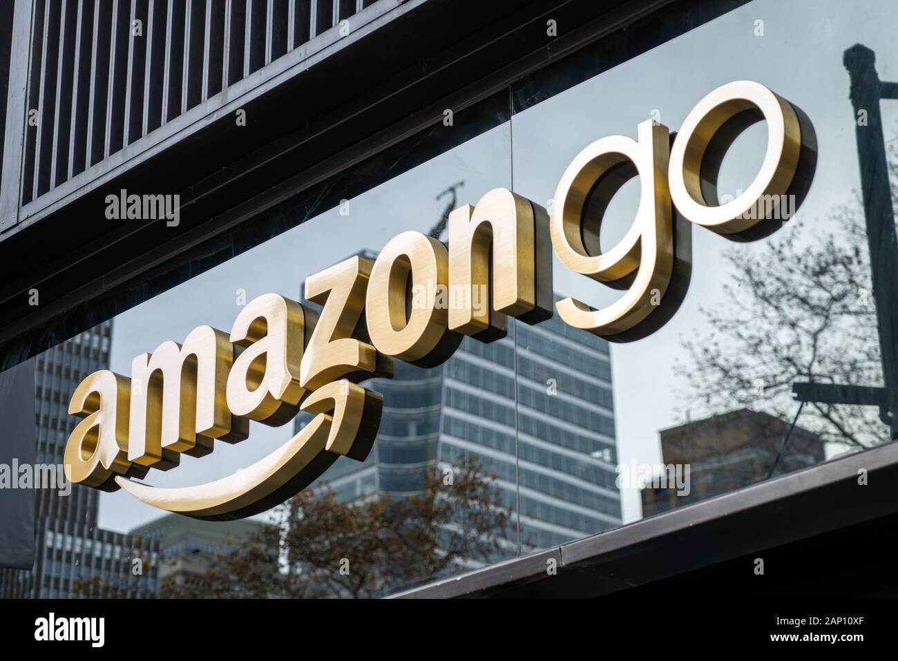 USA: Physical Amazon Go store in Manhattan.Photo from 07. December 2019 ...
