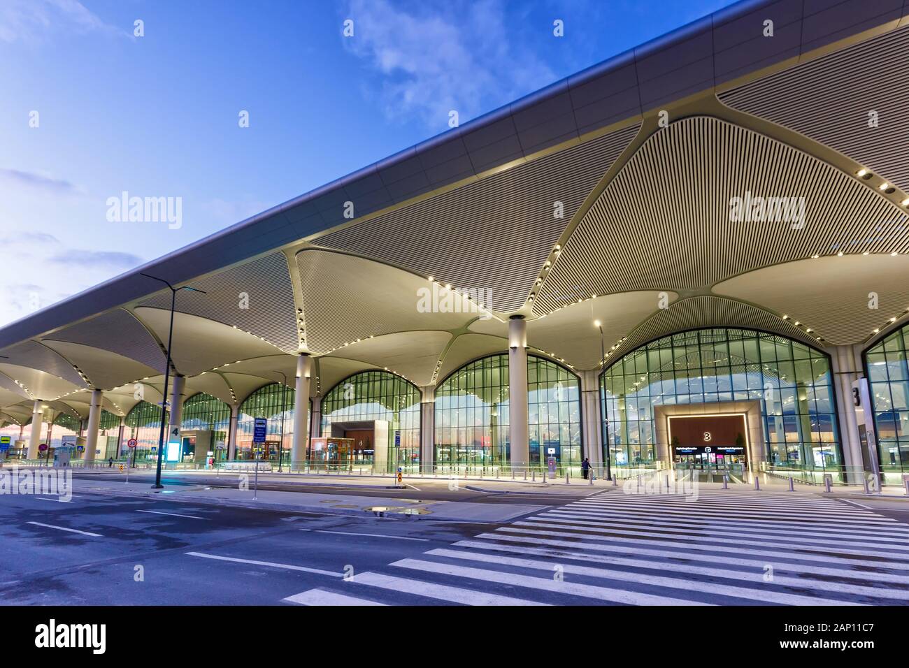 Istanbul, Turkey – February 14, 2019: Terminal of Istanbul New Airport ...