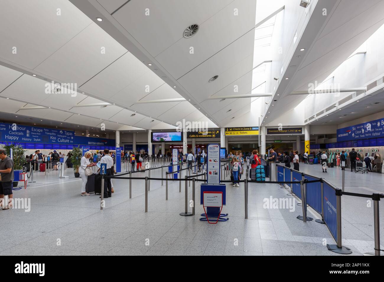 Gatwick, United Kingdom – July 31, 2018: South Terminal at London ...