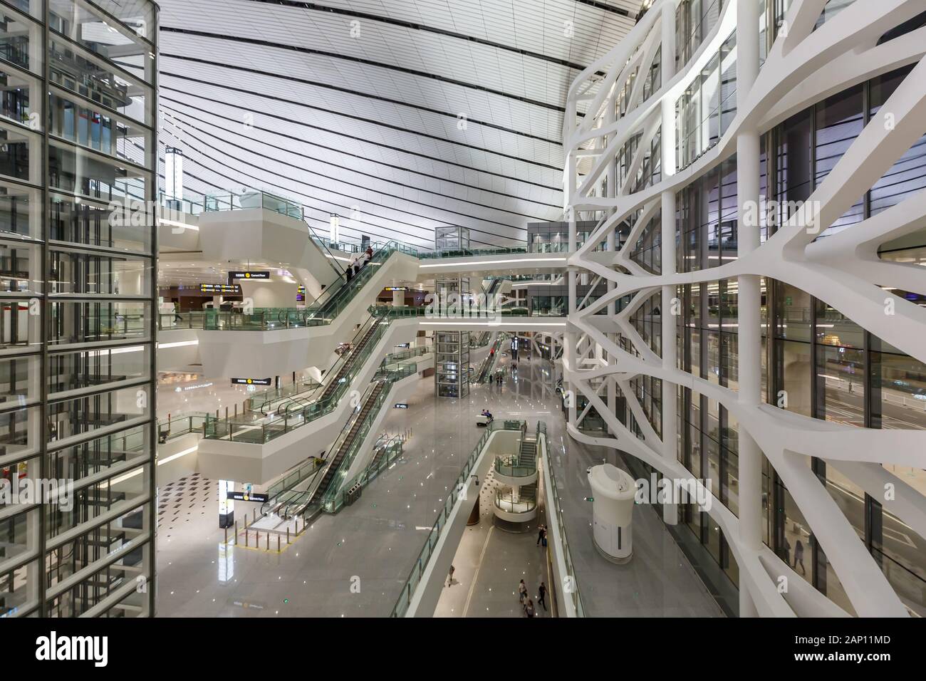 Beijing, China – September 30, 2019: Daxing New International Airport ...