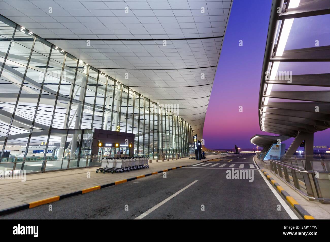 Beijing, China – September 30, 2019: Daxing New International Airport ...