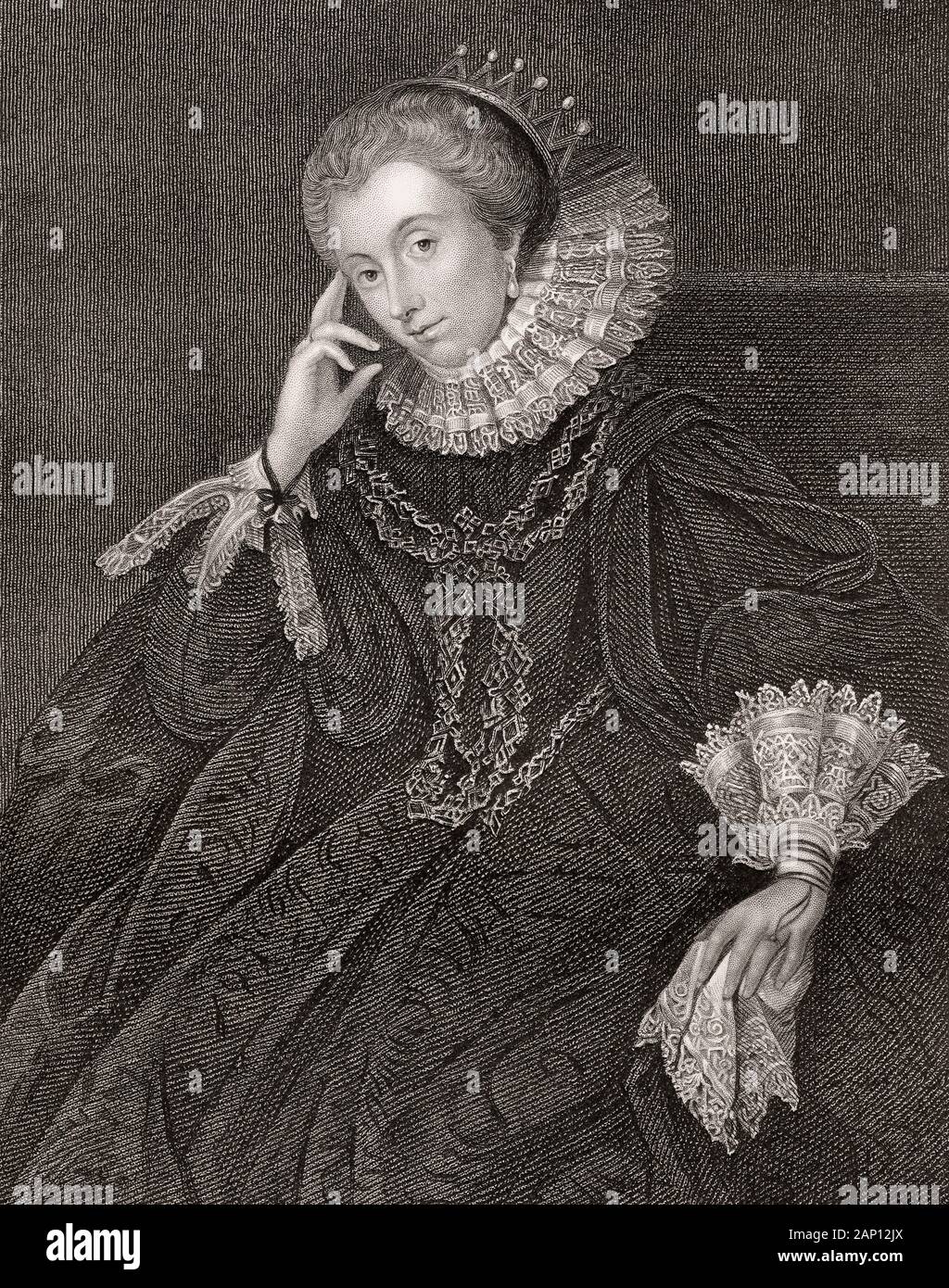 Lucy Russell, Countess of Bedford, 1580-1627 Stock Photo - Alamy