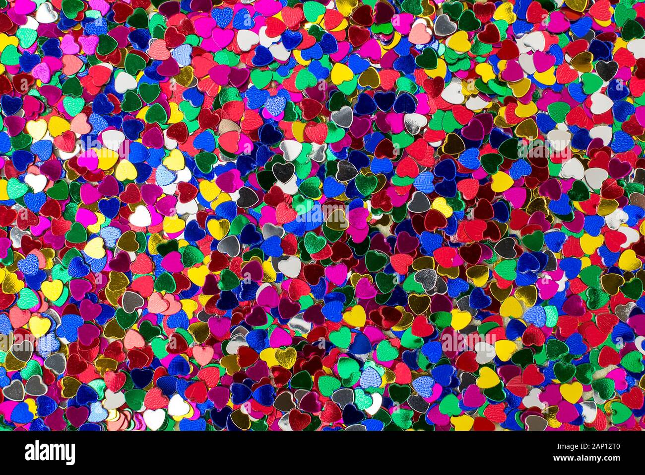 Color Metal Confetti Texture