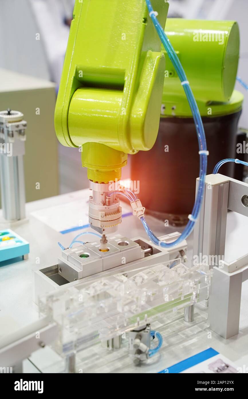 automatic machine tool in industrial manufacture factory,Smart factory ...