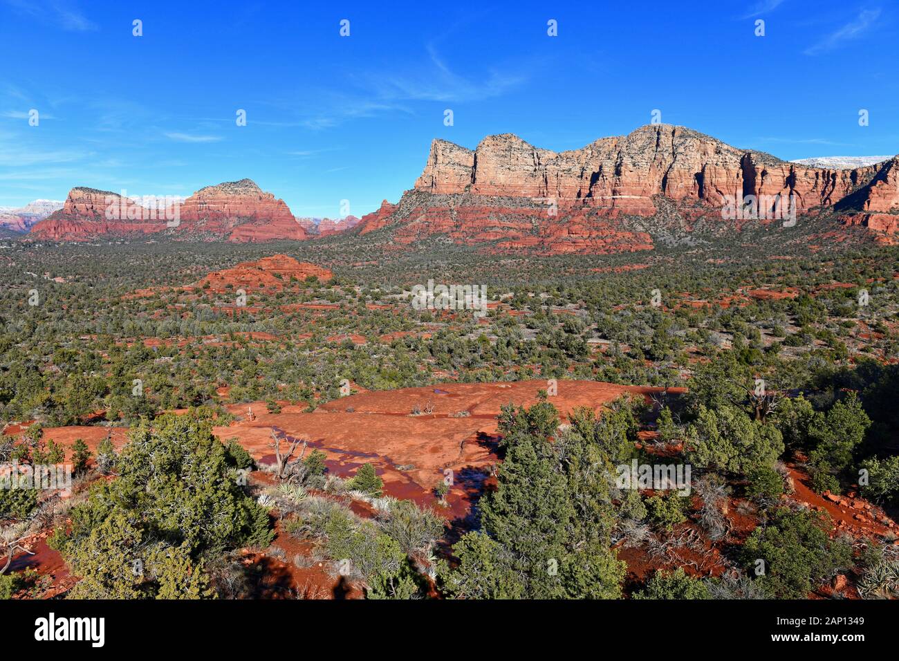 Red rock desert landscape of Sedona, Arizona a spiritual location for ...