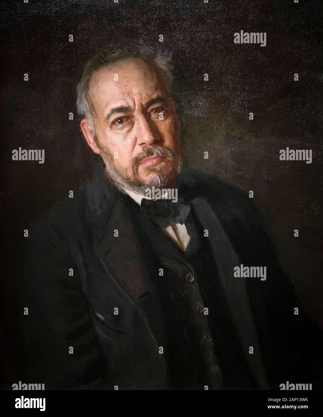 Thomas Eakins, (1844-1916), Self Portrait, painting, 1902 Stock Photo ...