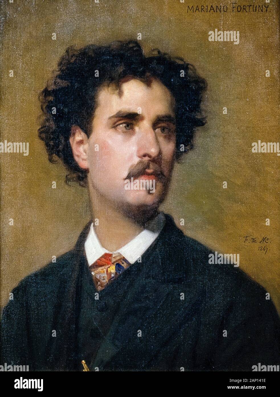 Mariano Fortuny (1838-1874), portrait painting by Federico de Madrazo y ...