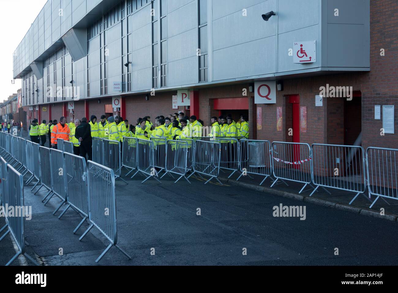 Liverpool football club steward hi-res stock photography and images - Alamy