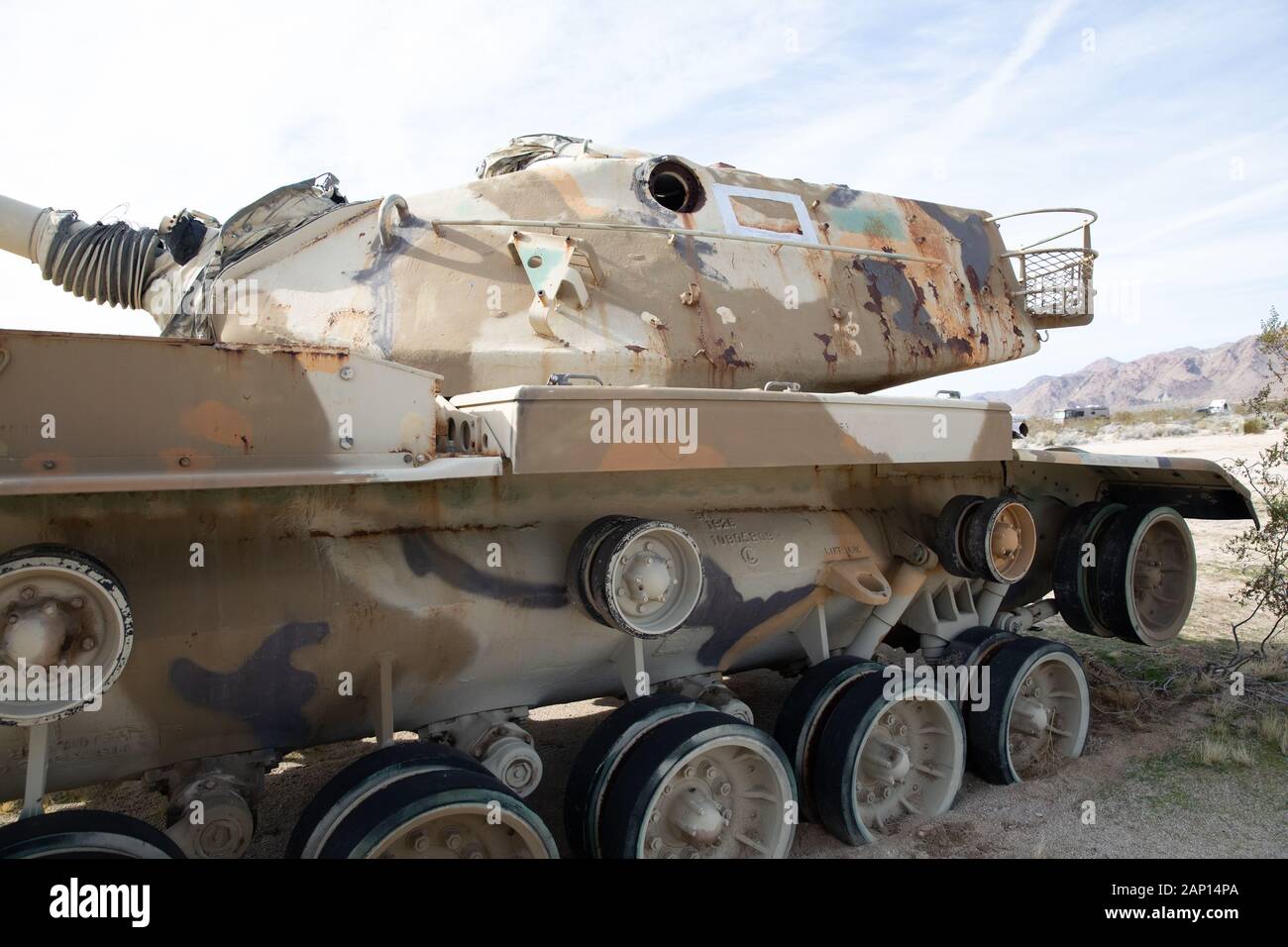 Tanks on display at the General Patton Memorial museum in Indio ...