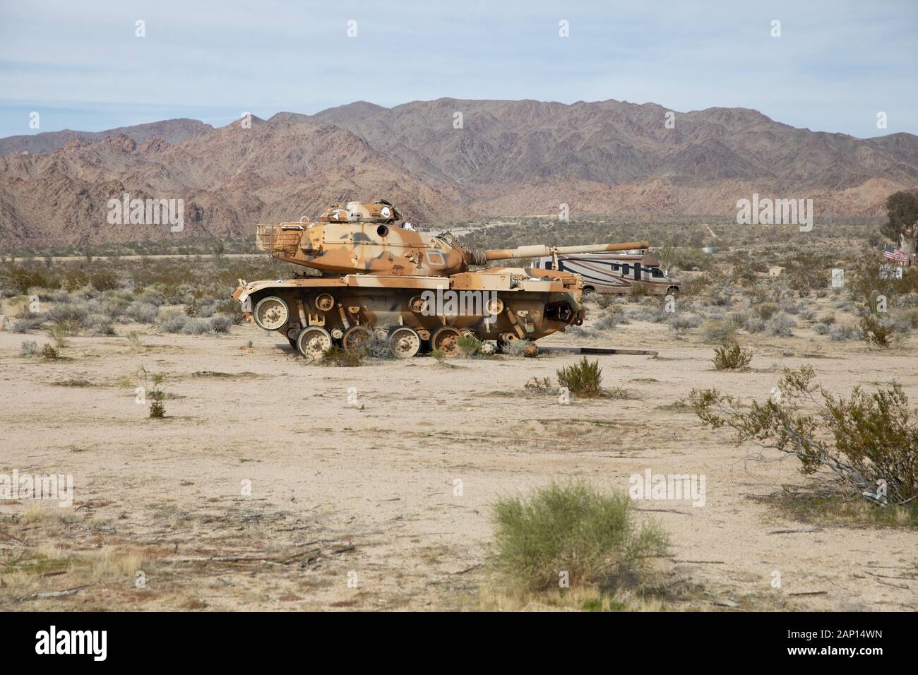 Tanks on display at the General Patton Memorial museum in Indio ...