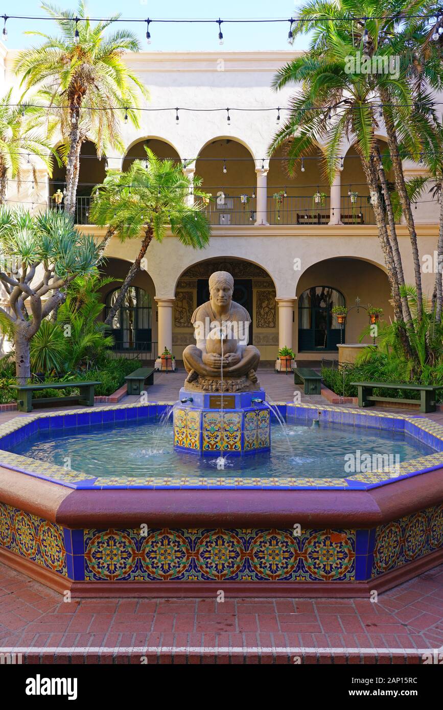 SAN DIEGO, CA -5 JAN 2020- View of Balboa Park, a landmark urban park ...
