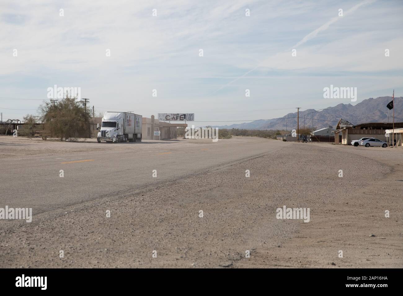 View of Desert Center is a census designated place in the Colorado ...