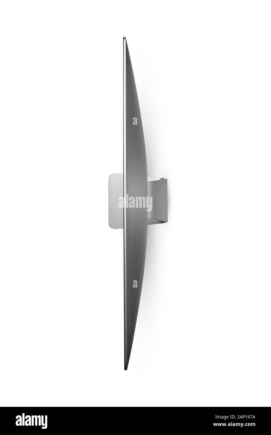 Top view on computer monitor on a white background Stock Photo - Alamy