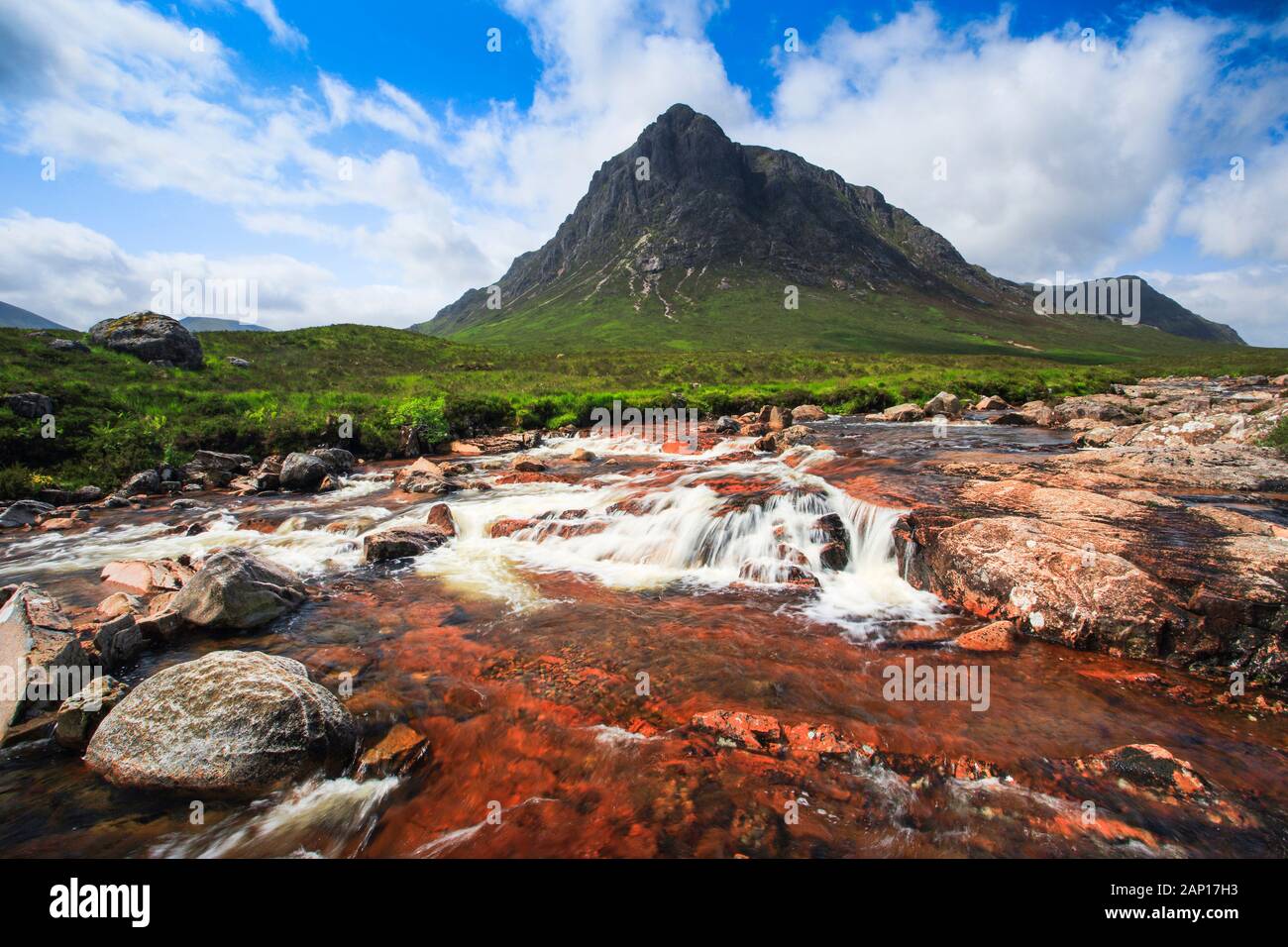 Mount Stob Dearg (1021 m), part of the Buachaille Etive Mor mountain ...