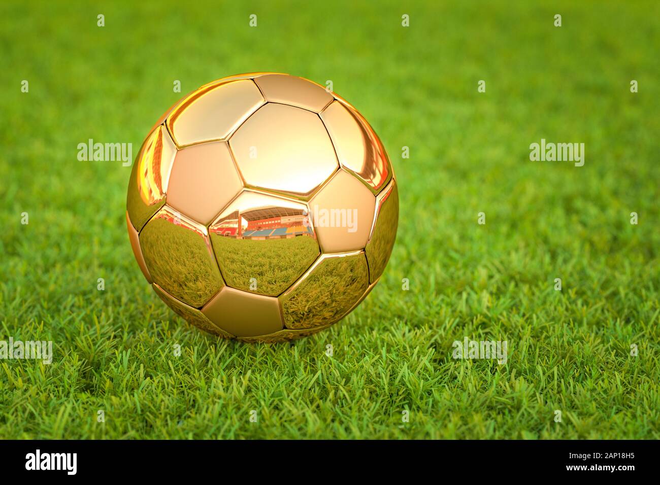 Soccer football ball stadium 3d hi-res stock photography and images - Alamy