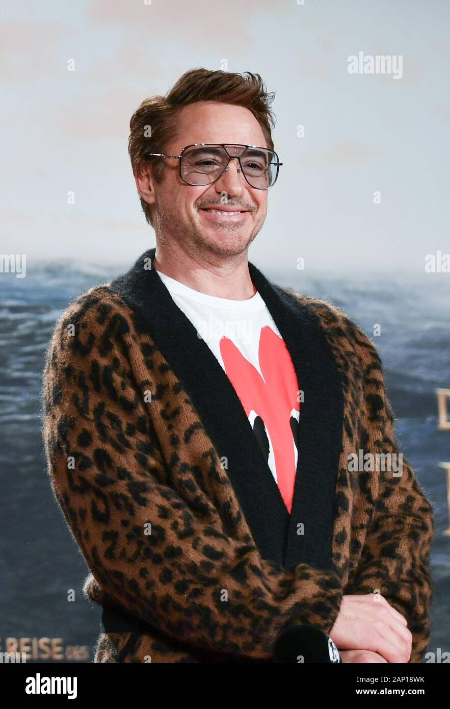 Berlin, Germany. 20th Jan, 2020. Robert Downey Jr., actor from the USA ...