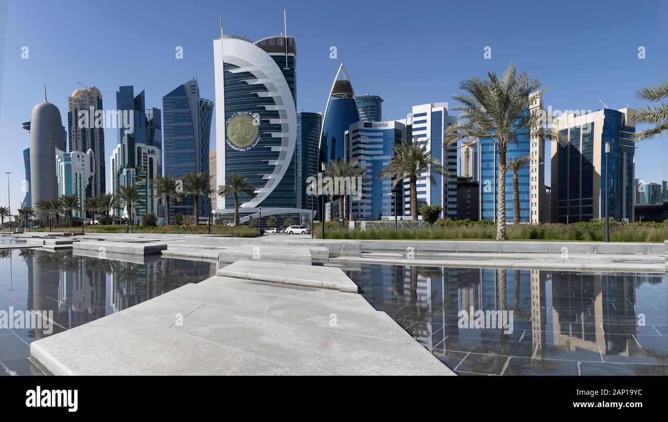 Doha Cityscape, Qatar Stock Photo - Alamy