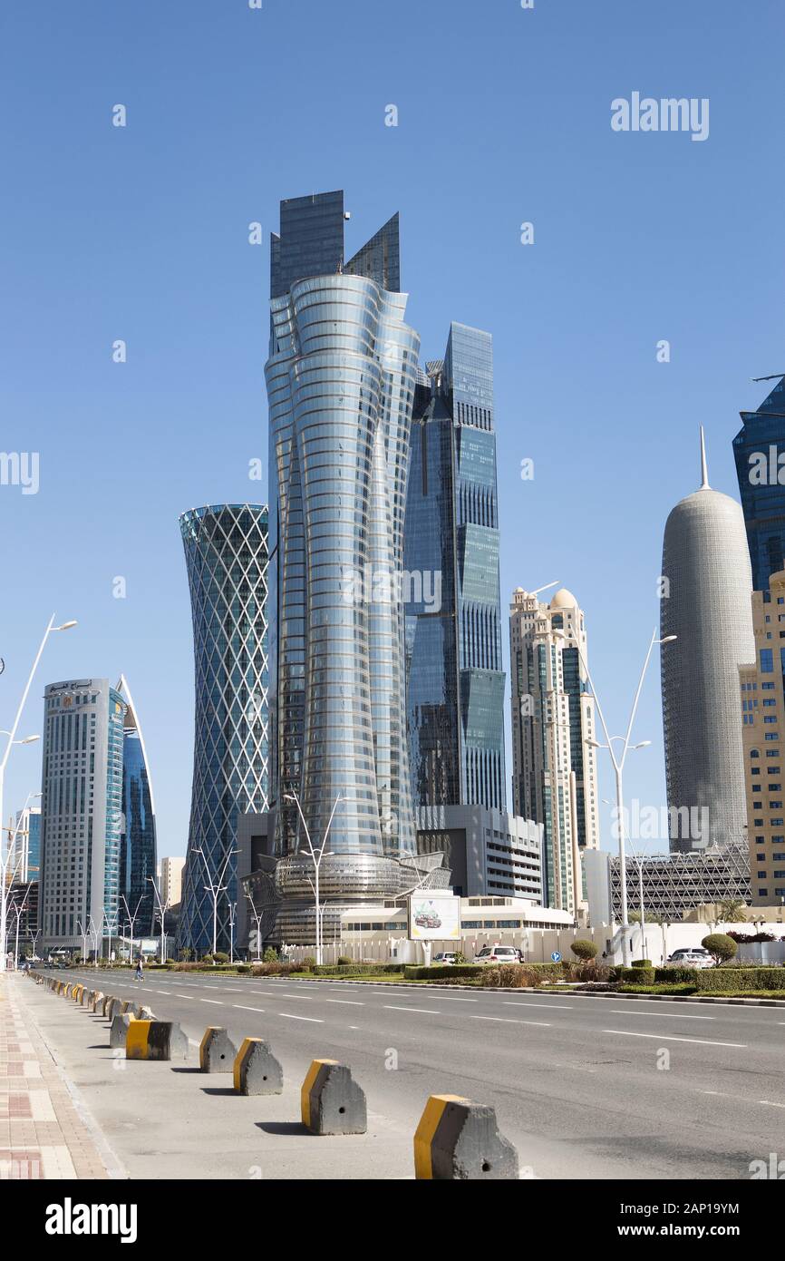Doha Cityscape, Qatar Stock Photo - Alamy