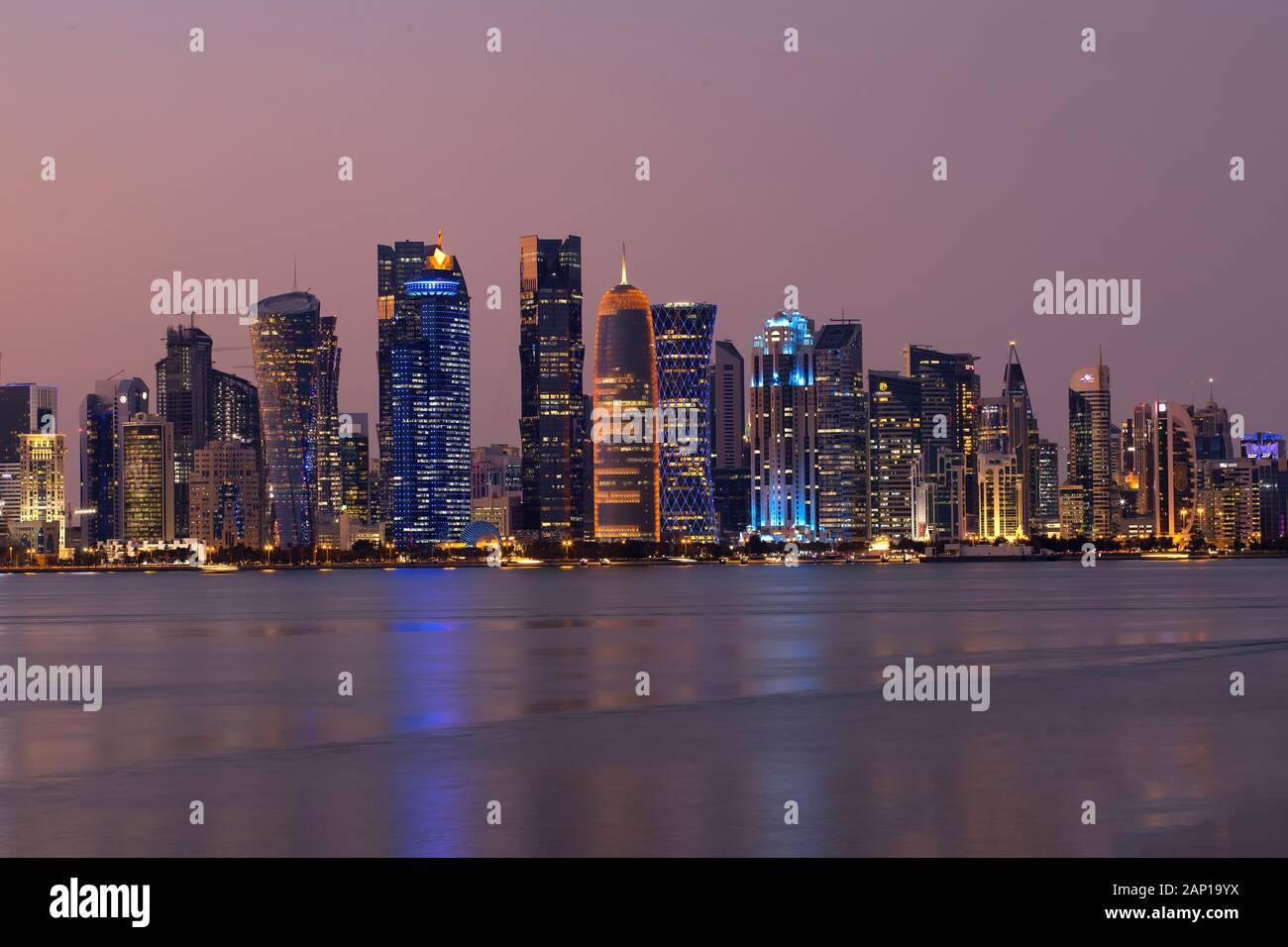 Doha Cityscape, Qatar Stock Photo - Alamy