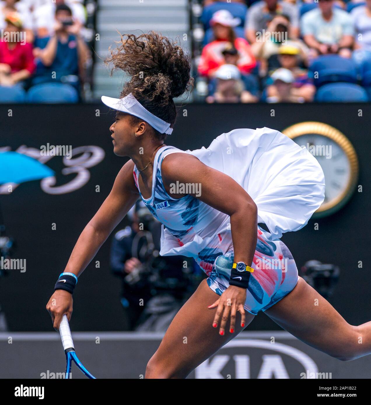 Melbourne, Australia. 20th Jan, 2020. Naomi Osaka of Japan at the 2020 ...