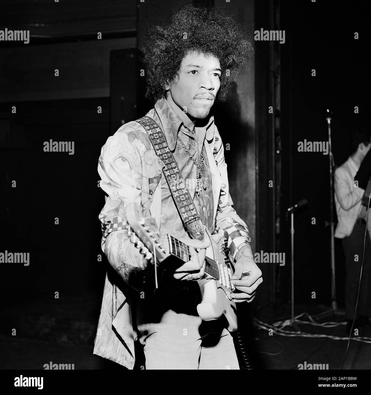 Jimi Hendrix Black And White