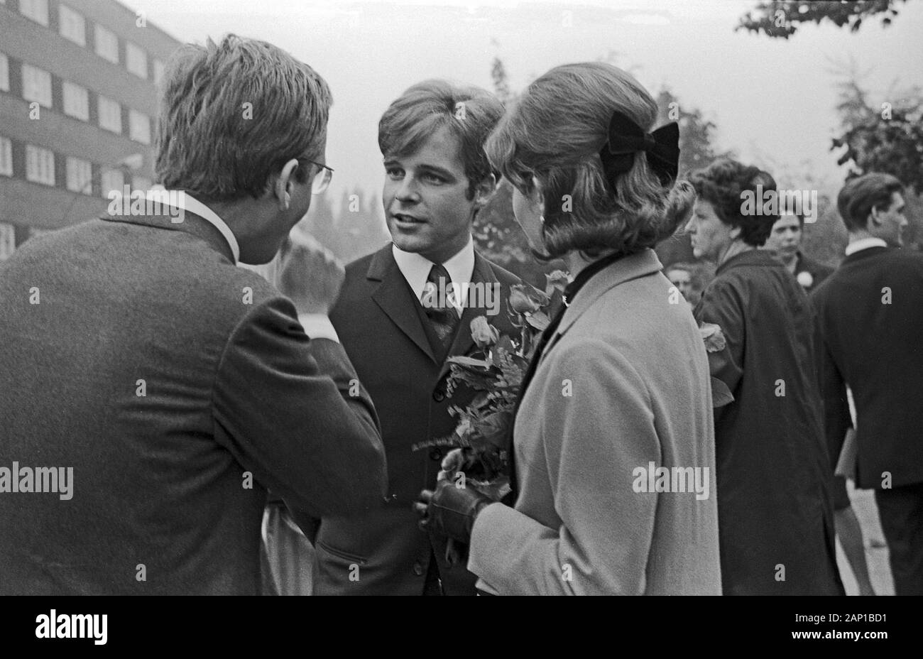 Schauspieler Thomas Fritsch bei der Hochzeit seines Bruders Michael ...