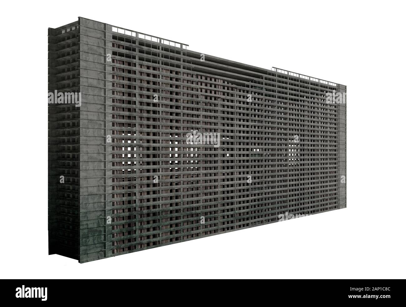 Destroyed building 3d hi-res stock photography and images - Alamy