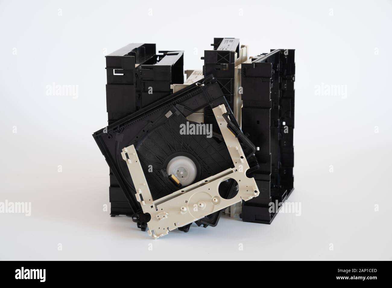 recycle parts from old computers for elaboration conversion Stock Photo ...