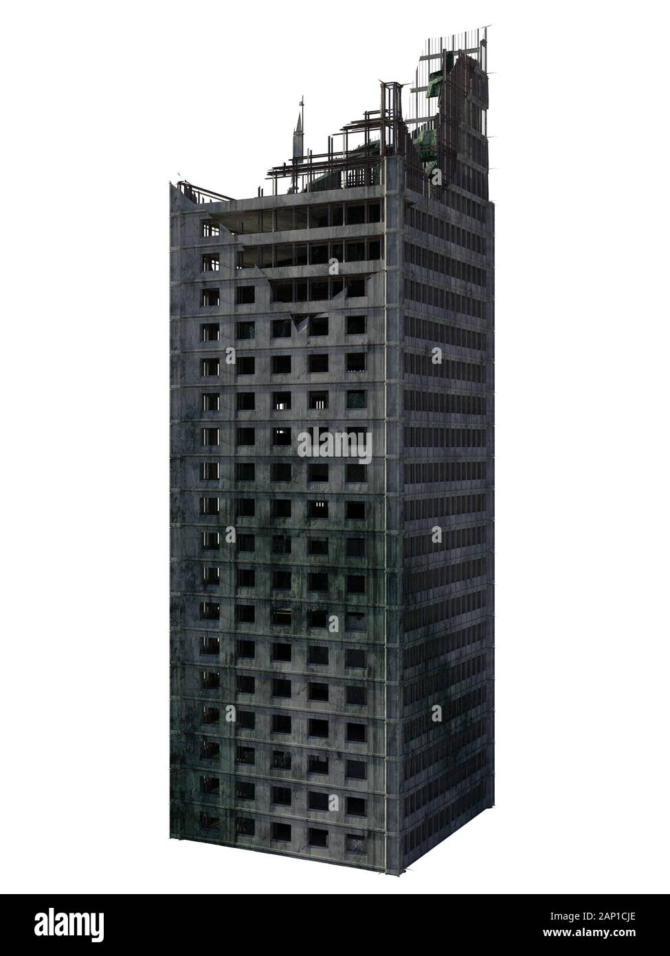 Skyscraper destruction Cut Out Stock Images & Pictures - Alamy