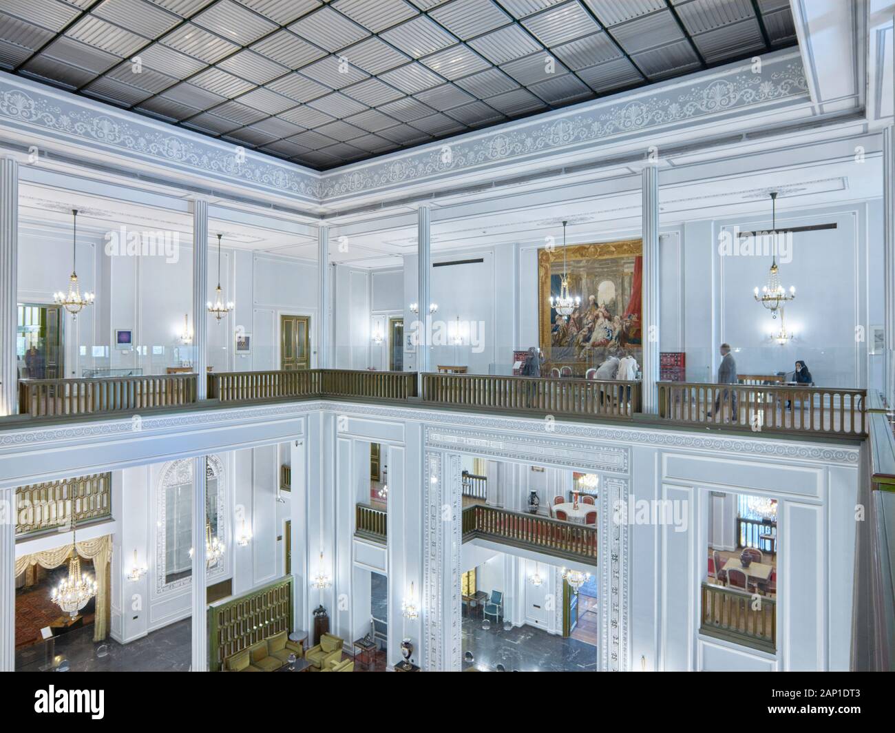 The Niavaran palace complex in the north of the Iranian capital Tehran ...