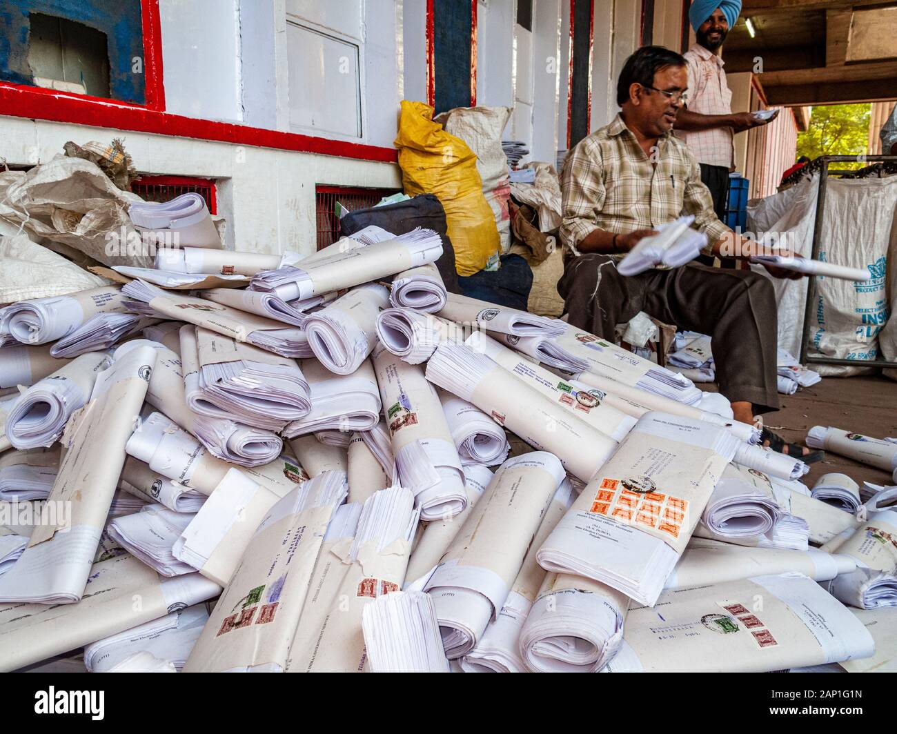 Indian Postman High Resolution Stock Photography and Images - Alamy