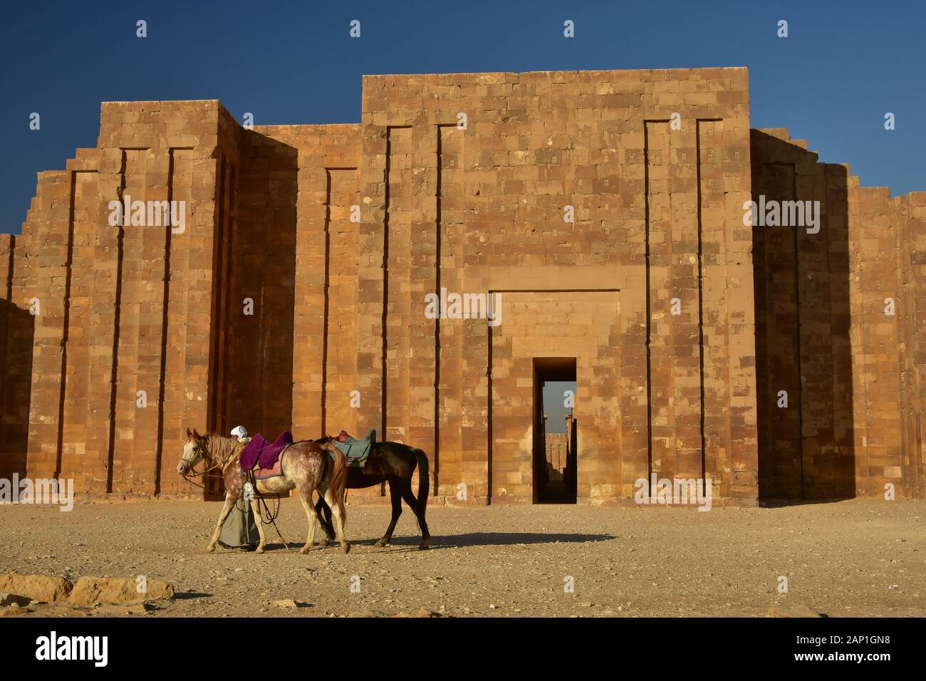 Funerary complex of djoser hi-res stock photography and images - Alamy