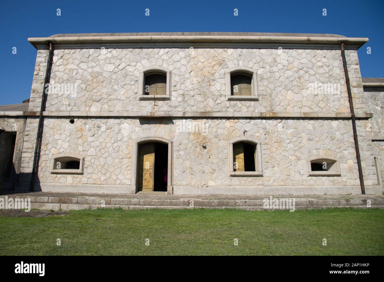 Colico (LC) Italy 08/08/2019, The Fort Montecchio Nord : Interior of ...