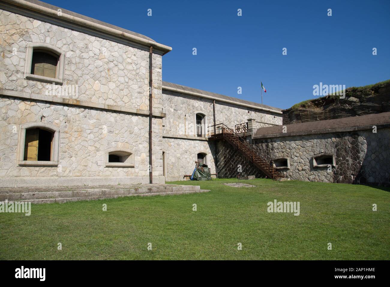 Colico (LC) Italy 08/08/2019, The Fort Montecchio Nord : Interior of ...