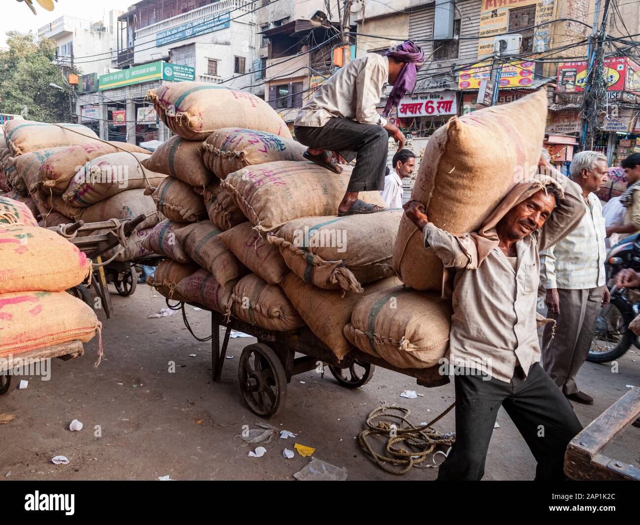 Indian cart puller hi-res stock photography and images - Alamy