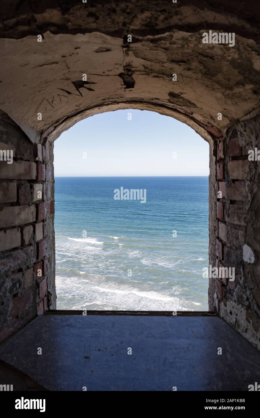 Look out of the window of a lighthouse Stock Photo - Alamy