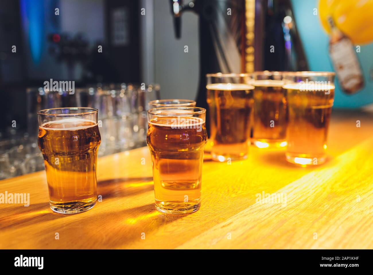 Assorted Craft Beer Varieties - Stouts, Lagers, Sours and More Stock ...