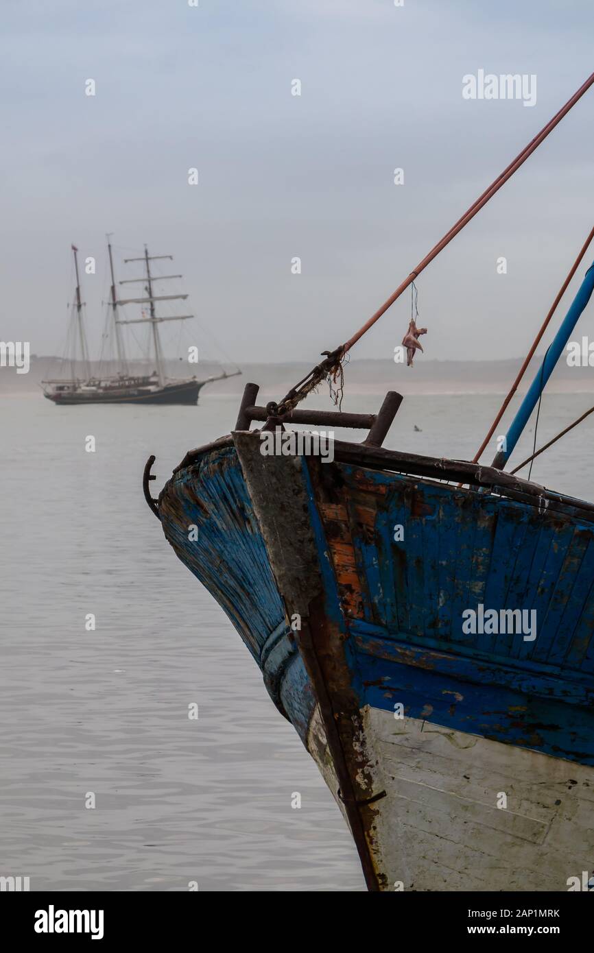 Grey painted boat hi-res stock photography and images - Alamy