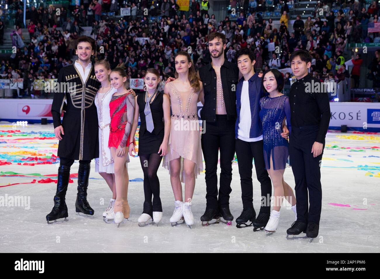 winners during exhibition gala at Palavela ice rink in Turin, Italy on ...