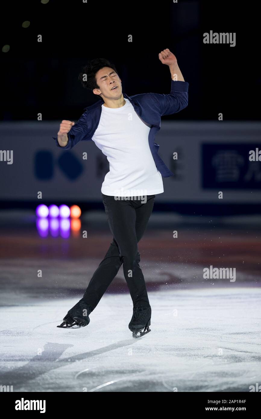 Nathan Chen of United States of America performs during exhibition gala ...