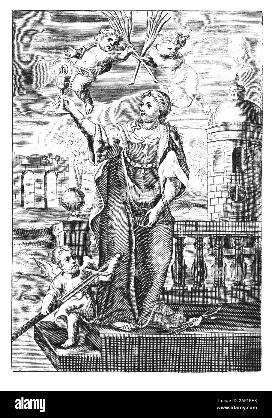 Woman sword illustration Cut Out Stock Images & Pictures - Alamy