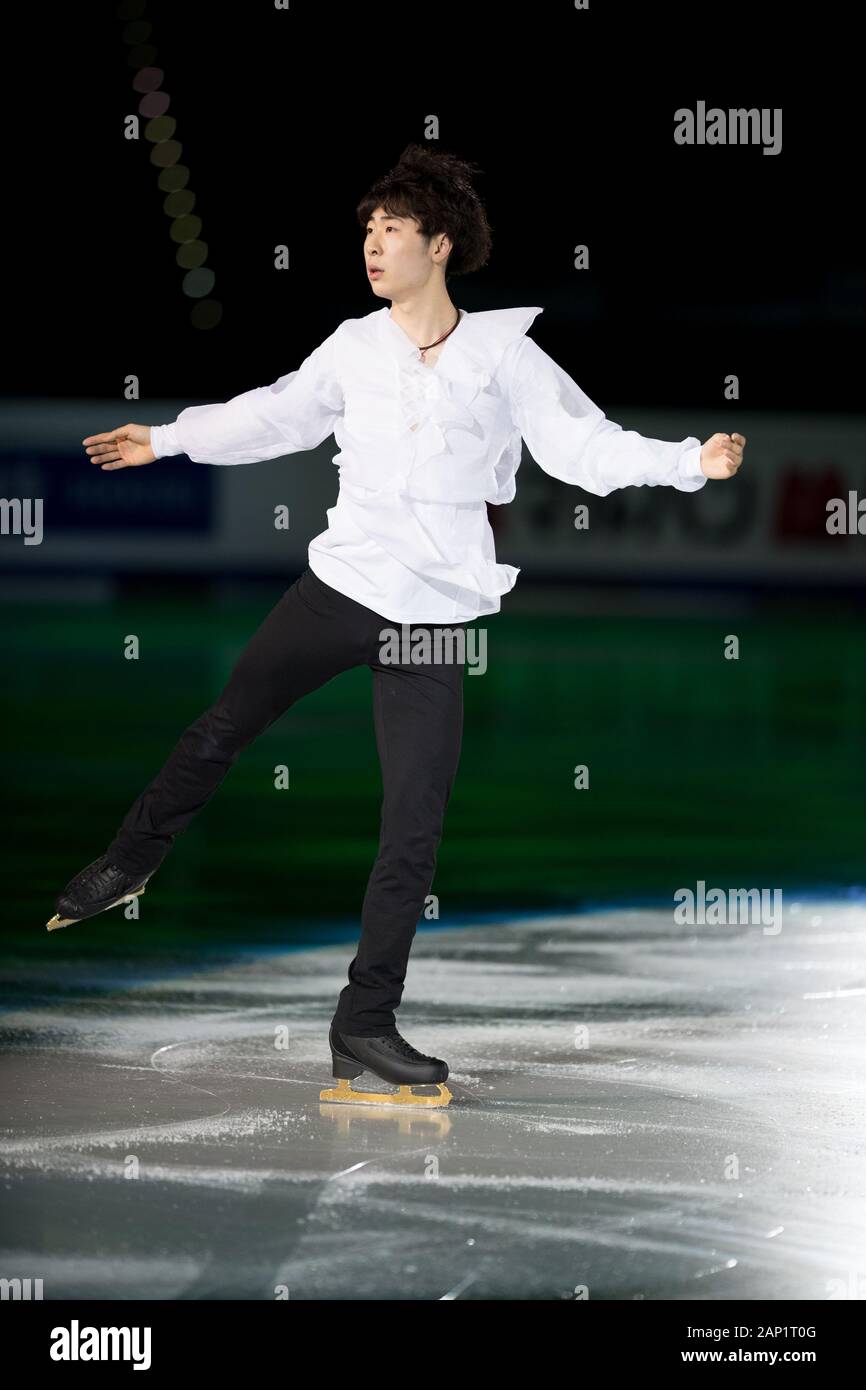 Boyang Jin of China performs during exhibition gala at Palavela ice ...
