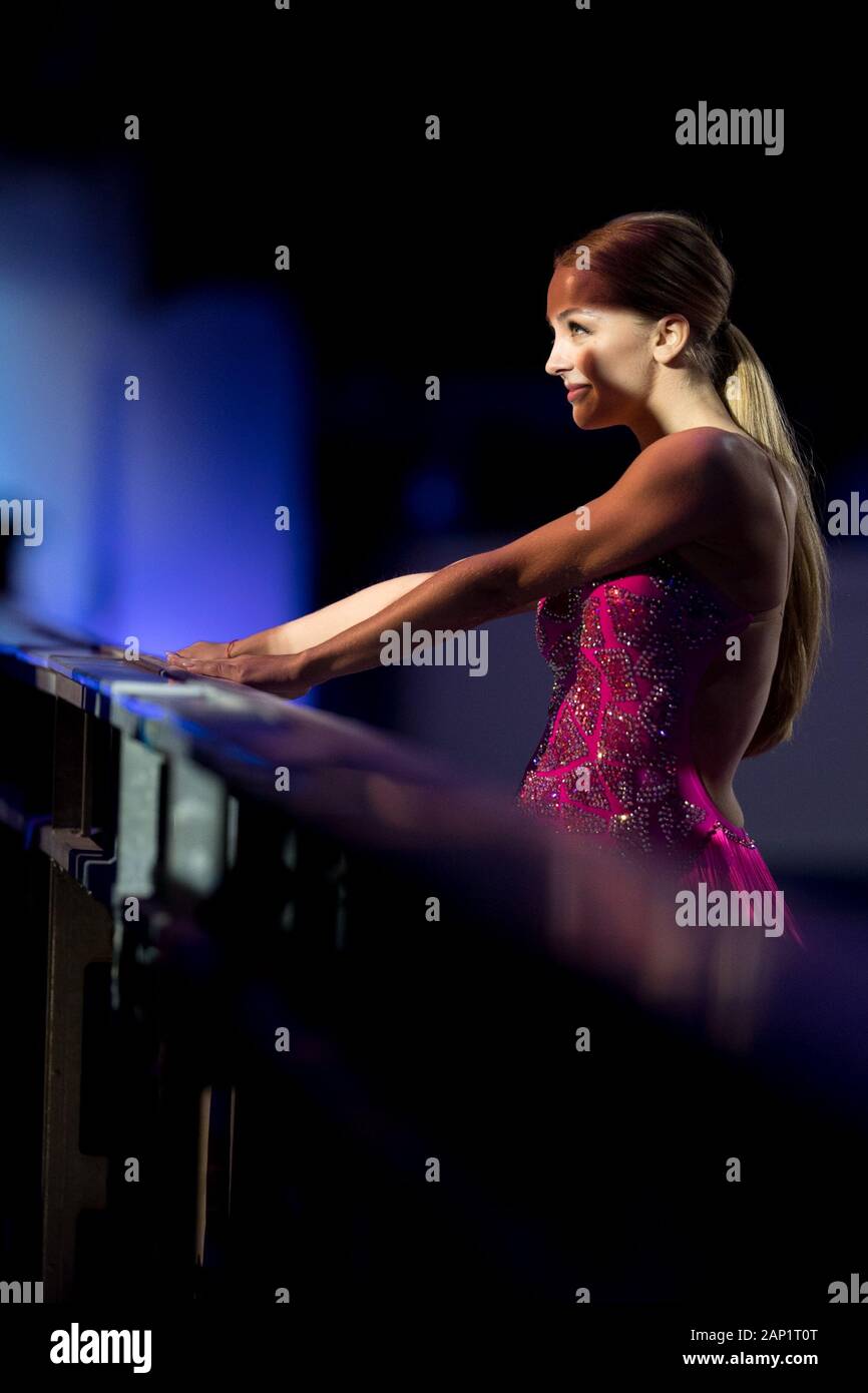 Alexandra Stepanova of Russia performs during exhibition gala at ...